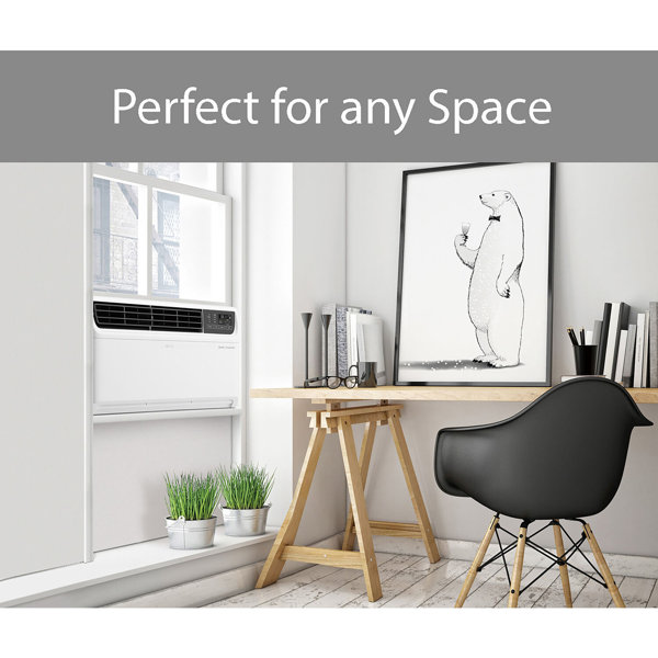 LG 12,000 BTU Dual Inverter Smart Window Air Conditioner, 115V Cools 550 Sq. Ft., Energy Star ...